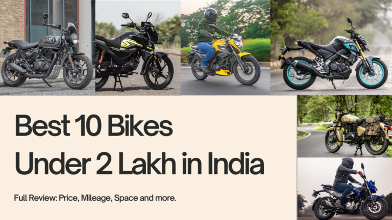 Top 10 Best Bikes Under Rs 2 Lakh in India (Dec 2024)